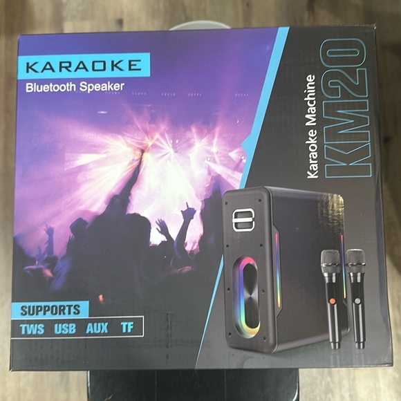Media | Nwt Karaoke Bluetooth Speaker Km2 60w | Poshmark